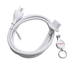WESAPPINC Replacement US Plug Extension Cable for Apple iMac G5 20" 21.5' 24" 27" Power Supply Cord