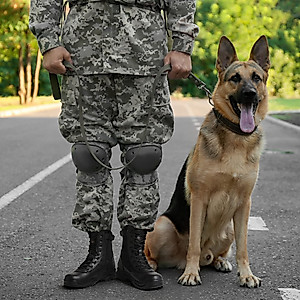 NORTIV 8 Mens Military Tactical Work Boots Side Zipper Leather Outdoor 8 Inches Motorcycle Combat Boots Size 12 Wide US Trooper-W, Black-8 Inches