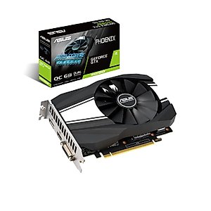 ASUS Graphics Card - GeForce GTX 1660, Super OC Edition Phoenix, 6GB GDDR6