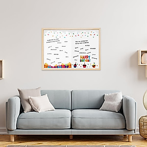 Yoqipati Jumbo Birthday Card Giant Guest Book, 14 x 22 inches Giant Large Birthday Greeting Cards for Girl Boy Birthday Supplies, Excluding Envelope(Purple)