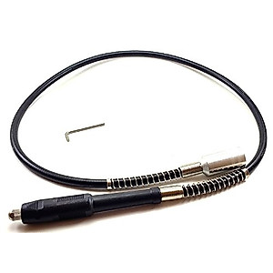 Flex Shaft Rotary Tool Attachment 42 inch for Sanding, Carving, Engraving, Polishing or Cutting Compatible with Dremel Flex Shaft Rotary Tool Attachment Models 100, 200, 300, 3000, 4000