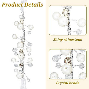 WEBEEDY 4 Pcs Wrist Corsage Wedding Bridal Bridesmaid Hand Flower Wristlet Bracelet for Wedding Decorations Prom