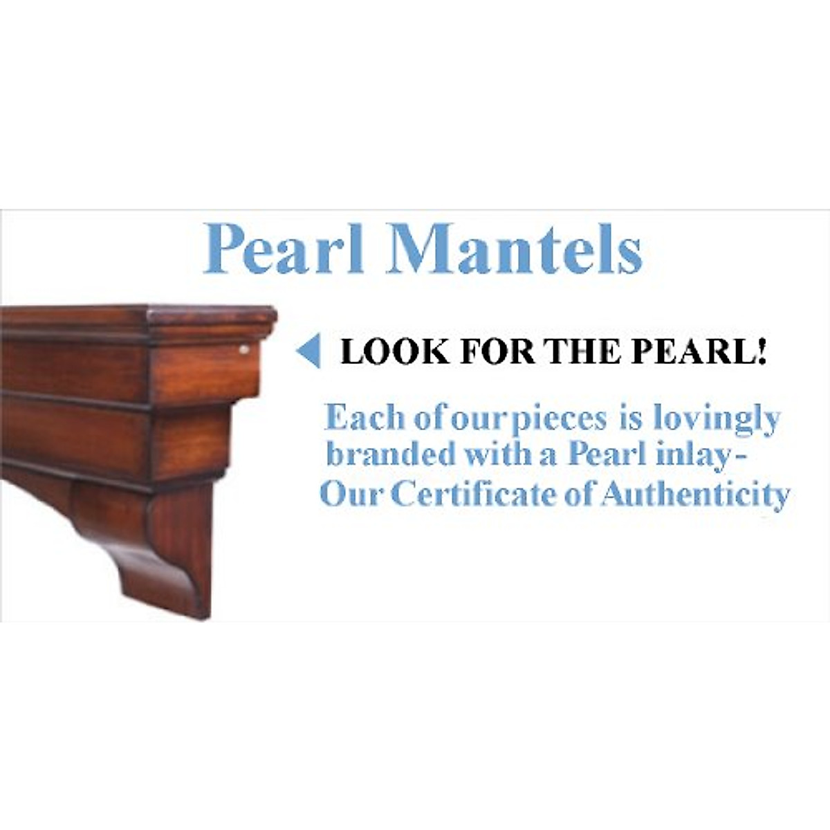 Pearl Mantels 618-48 Crestwood Wall Shelf, 48-Inch, White