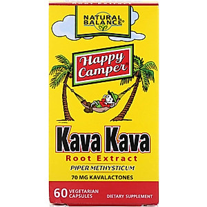 Natural Balance Kava Kava Root Extract - 60 Vegetarian Capsules
