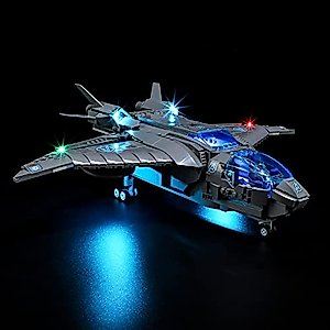LIGHTAILING Light for Lego- 76248 The Avengers Quinjet - Led Lighting Kit Compatible with Lego Building Blocks Model - NOT Included The Model Set