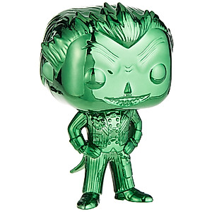 Funko , Multicolor,FK42336 DC POP! Heroes Vinyl Figure The Joker (Green Chrome) 9 cm