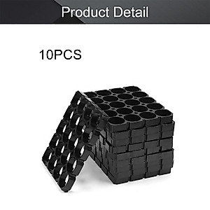 Bettomshin 10Pcs 4x5 Cell Spacer 18650 Lithium Battery Plastic Holder Bracket for DIY Battery Pack 18.5mm Hole Dia