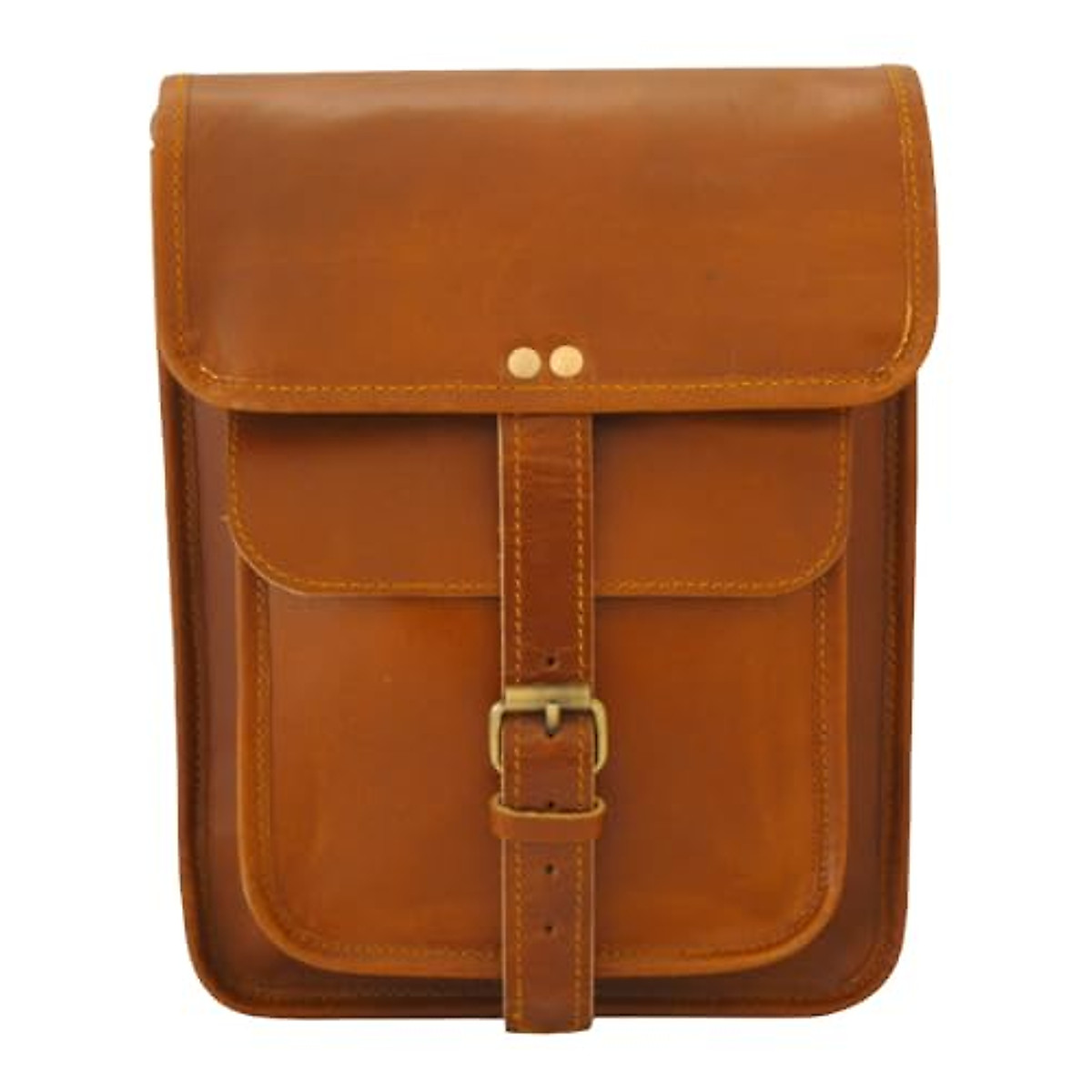 Satchel And Fable Leather I Pad Messenger Tablet Cross Body Shoulder Bag 11 Inch