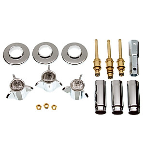 DANCO Tub and Shower 3-Handle Remodeling Trim Kit for Sayco, Chrome (39620)