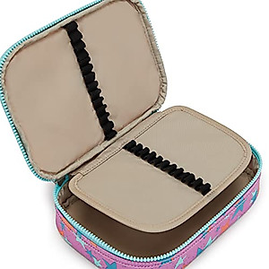 Kipling Womens WomenÂ’s 100 Pens Case, Organize Accessories, Art Supplies, Makeup, Polyester Travel Organi Printed Case, Starry Wonder, 8.25 L x 6 H 2 D US