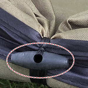 Atyhao 113L Collapsible Trash Can 30 Gallon Recycling Large Leaf Garbage Bag with 4 Handles