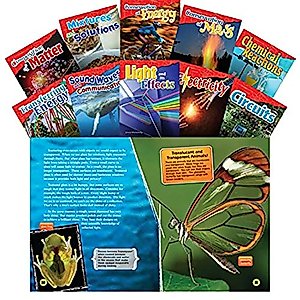 Teacher Created Materials - Science Readers: Content and Literacy: Let's Explore Physical Science - 10 Book Set - Grades 4-5