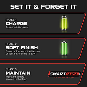 FORM 48 Volt Golf Cart Battery Charger for Yamaha G19 - G22 Golf Carts - 48V 15AMP Lead Acid Battery Charger