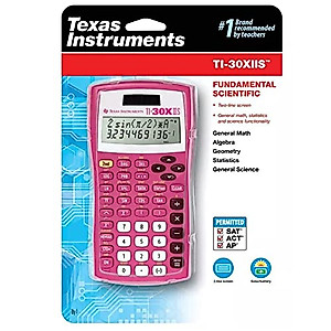 Texas Instruments 30XIIS Student Scientific Calculator - Pink 30XIIS/TBL Soft Pink