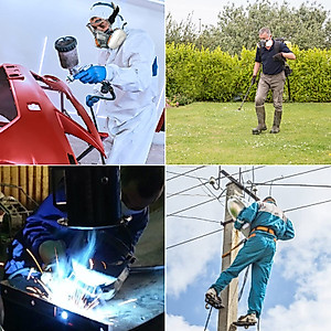 30PCS 5N11 Filter - ANUNU 6001 Filter for 6200, 6800, 6000, 7501, 7502 Series Respirator, Particulate Filter Cotton Against Paint Spray Epoxy Resin Welding Dust