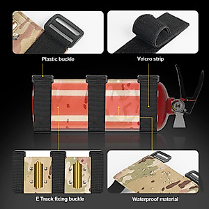 E-Track Fire Extinguisher Mount Holder for Cargo Trailer and Truck| Fire Extinguisher Mounts& Brackets up to 15 lbs|e Track Tool for Safety(Pack of 2）