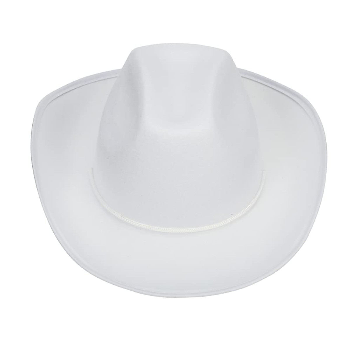 White Cowgirl Hat - White Cowboy Hats for Women - DIY Custom Cowboy Party Hats - Dress Up Bachelorette Cosplay Costume Accessories