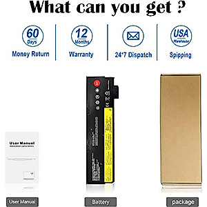 T470 T480 T580 Laptop Battery Replacement for Lenovo ThinkPad P51S P52S A475 A485 T470 T480 T570 T580 TP25 A275 Series 01AV423 01AV425 SB10K97580 4X50M08810 01AV422 SB10K97579 SB10K97581 11.4V 24WH