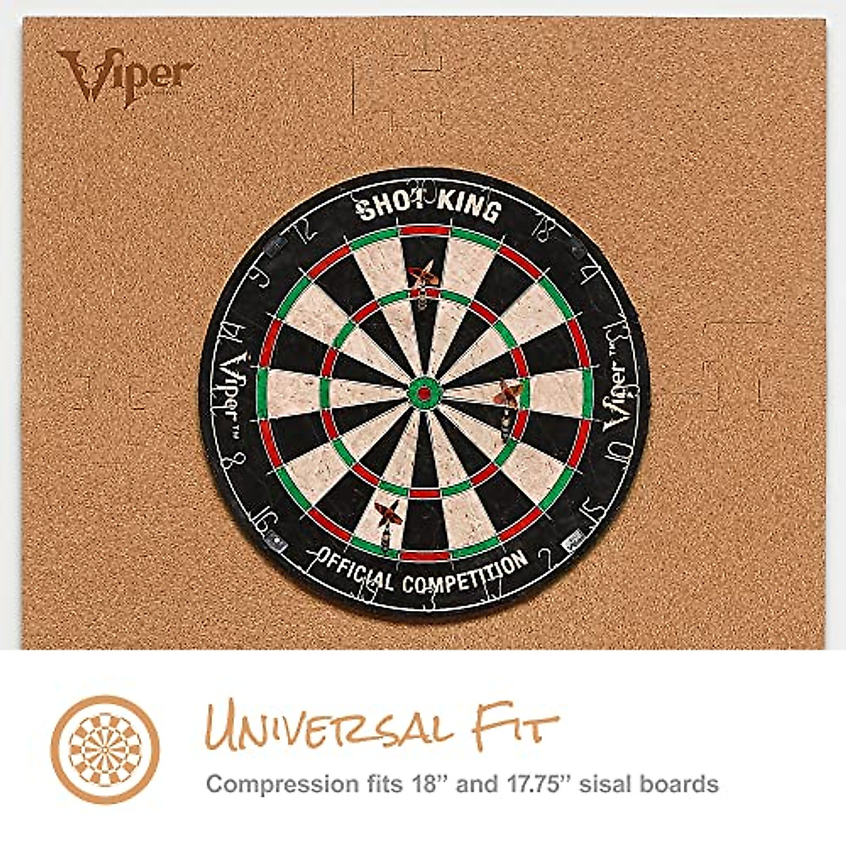 Viper by GLD Products Wall Defender II Dartboard Surround Cork