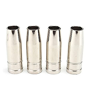 SXOPU 19Pcs Welding Torch Nozzle Part Kit Conical Nozzle Sleeve Rod Tool Set Fit For Binzel 15Ak Welder Accessories Welding nozzles