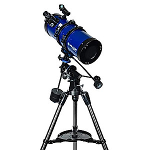 Meade Instruments – Polaris 127mm Aperture, Portable Backyard Reflecting Astronomy Telescope for Beginners –Stable German Equatorial (GEM) Manual Mount – Multiple Eyepieces & Accessories Included