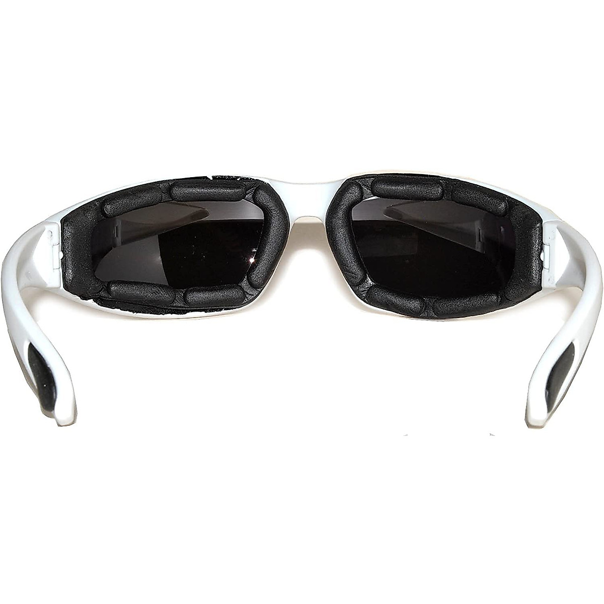 OWL Motorcycle Glasses Men Women Foam Padded White Frame Cycling Riding Glasses UV400 Polycarbonate Motorcycle Goggles