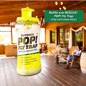 RESCUE! POP! Fly Trap Bait Refill – Outdoor Use – 6 Pack