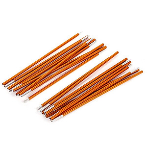 Tent Pole Folding Fiber Glass Rod Double Replacement Tent Pole Support Frames for Awning Poles Camping Hiking