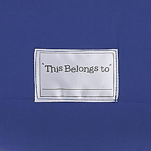 Everything Kids Batman Blue, Grey, Yellow & Black Preschool Toddler Nap Mat with Pillow, Blanket & Name Tag, Blue, Grey, Yellow, Black, 5049392P