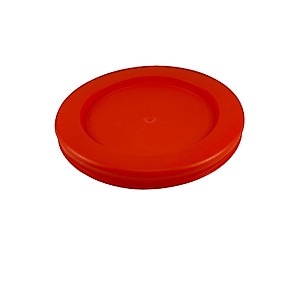 rivel Klareware 7 Cup Red Round Plastic Food Storage Replacement Lids Covers for Klareware Anchor Hocking and Pyrex Glass Bowls (Container not Included) (2 Pack)