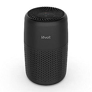 LEVOIT Air Purifier for Home Allergies Pets Hair in Bedroom, Black & Air Purifiers for Bedroom Home, HEPA Filter Cleaner with Fragrance Sponge for Better Sleep, Filters Smoke, Allergies, Black