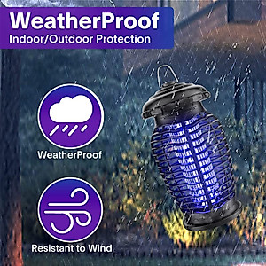 Bug Zapper Indoor/Outdoor Electronic Mosquito Zapper Fly Traps Gnat Killer Insect Fly Zappers
