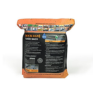 Quick Dam - QD1224-6 Water Activated Flood Bags 1ft x 2ft, 6-Pack
