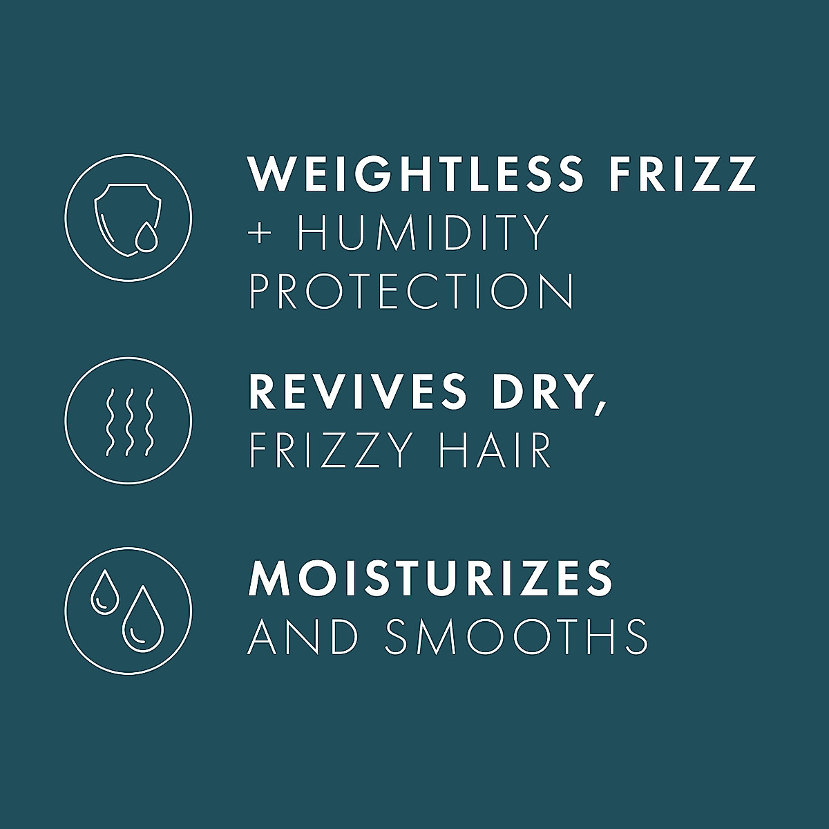 Nexxus Ultralight Smooth Conditioner Weightless for Dry and Frizzy Hair Smooth Hair Treatment to Block Out Frizz Against Humidity 13.5 oz