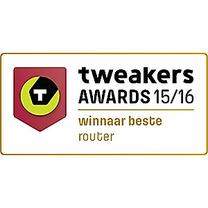 Netgear R7000-100NAR Dual-Band (2.4 GHz / 5 GHz) Gigabit Ethernet Black Wireless Router (Renewed)