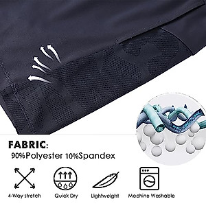 COMFY ONE Womens Active Shorts,Running Shorts for Women with Liner Athletic Short with 2 Pockets School Sport Yoga Golf Summer Beach Dark Gray Medium