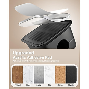 8 Pack Magnetic Cord Organizer, Cable Smooth Adjustable Easy Secure Cable Management, Wire Holder Keeper Organizer, Hide Or Organize Phone USB Charger Cable for Home,Office,Car,Desk,Nightstand