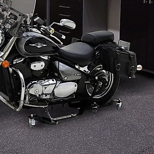 Black Widow Compact Adjustable Motorcycle Dolly - 800 lb. Capacity