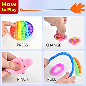 soi-meme 150 pcs Party Favors for Kids, Pinata Stuffers Goodie Bags Fillers for Kids Birthday Party Treasure Box Prize Box Toys for Kids Classroom Assortment Party Toys Fidget Party Favors Bulk