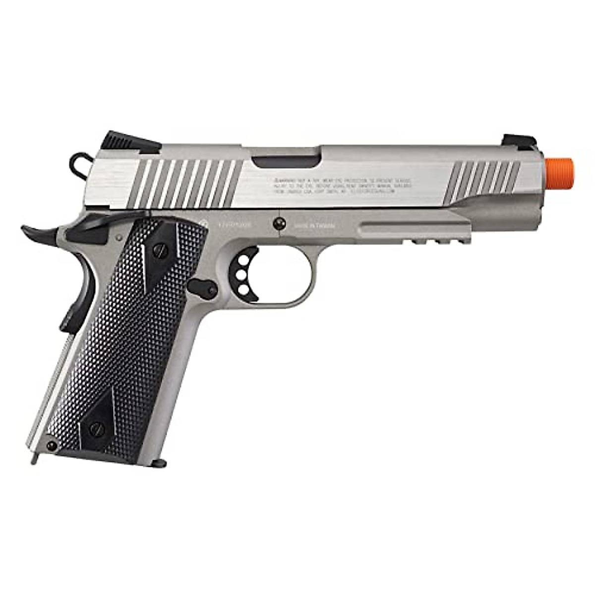 Elite Force 1911 Blowback 6mm BB Pistol Airsoft Gun, Silver/Black, 1911 TAC