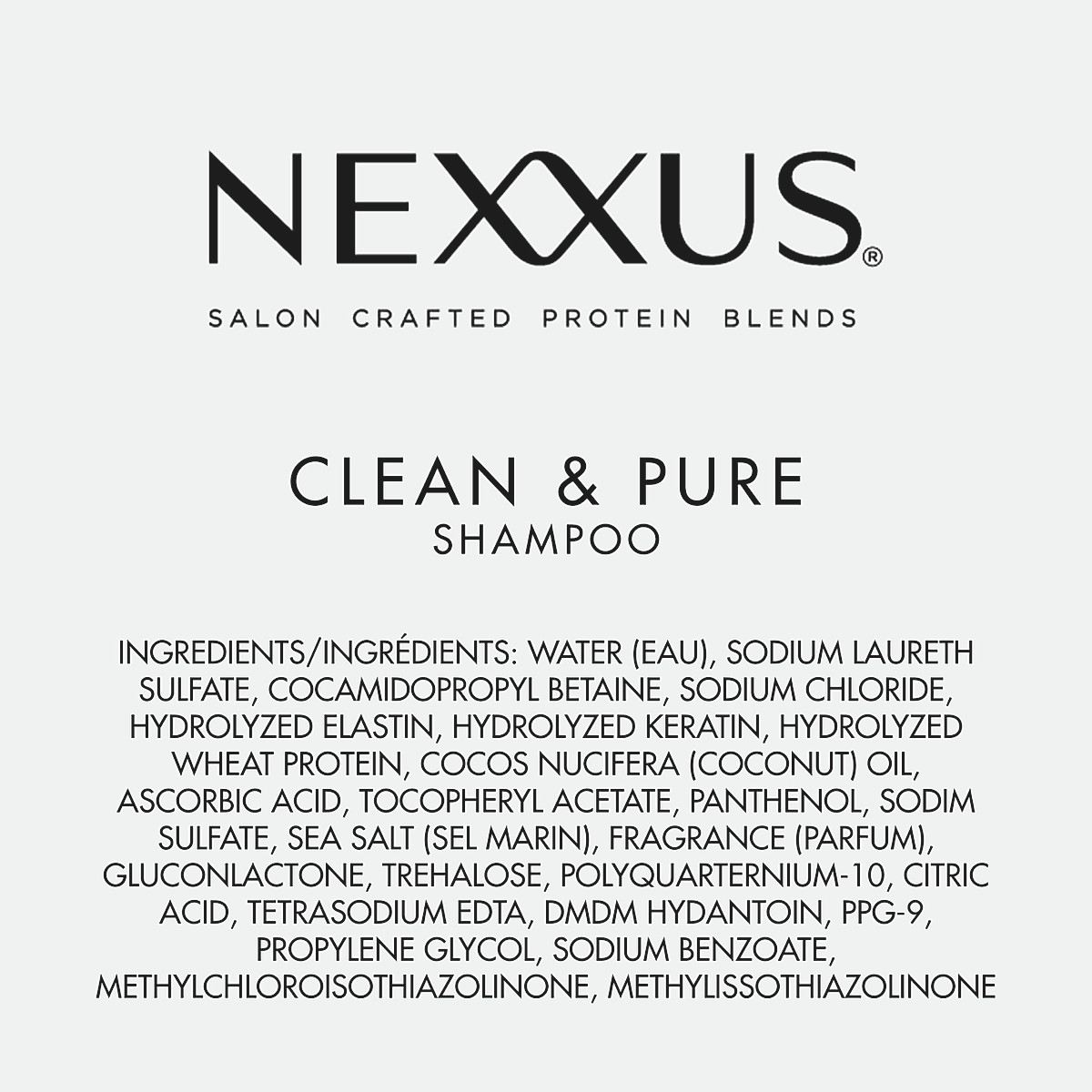 Nexxus Clean & Pure Hair Regimen Pack Shampoo, Conditioner and Scrub Detox Hair Products Sulfate Free, Silicone free, Paraben Free 3 Count
