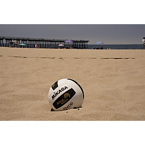 KING OF THE BEACH Miramar Volleyball by Mikasa - The Official Tour Beach Volleyball Designed by Olympian and World Champion Sinjin Smith