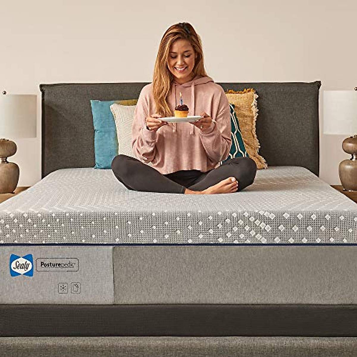 Sealy Posturepedic Foam Lacey Firm Feel Mattress, Queen
