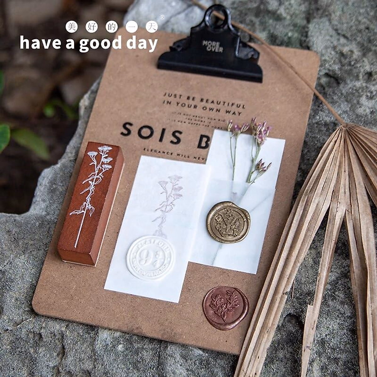 Vintage Reed Grass Flower Plant Stamp DIY Wooden Rubber Stamps for Scrapbooking Stationery Scrapbooking Standard Stamp