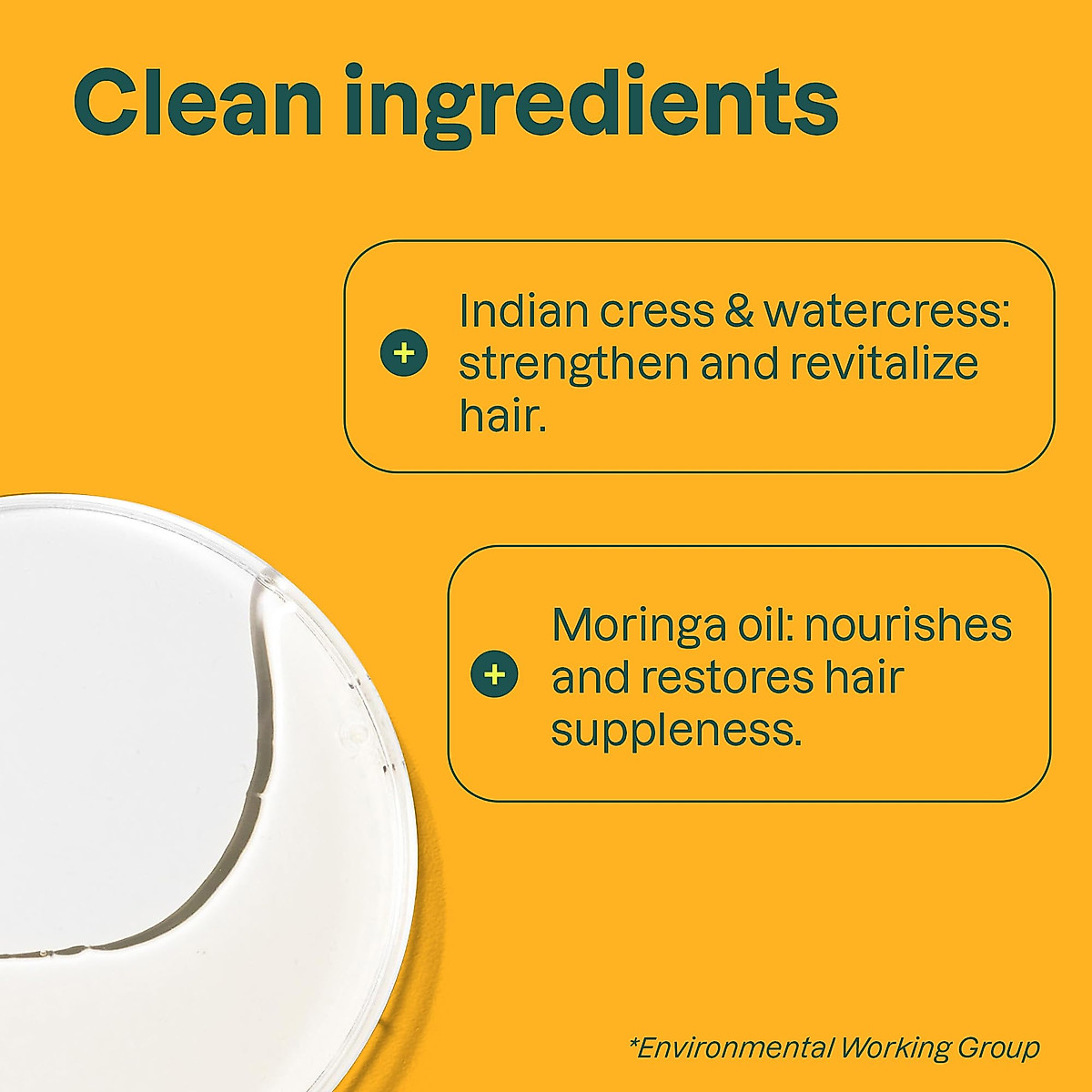 ATTITUDE Nourishing Conditioner for Curly Hair with Moringa Oil, Vegan and Naturally Derived, 3a, 3b, 3c Curl Type, Provides Lightweight Moisture to Curls, 16 Fl Oz