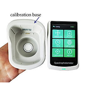 YFYIQI Spectrocolorimeter D/8 SCI Spectrophotometer Color Meter Color Difference Tester Analyzer with Single Aperture Φ11mm Illumination Aperture Repeatability ≤0.04 Accuracy 0.01 Auto Calibration