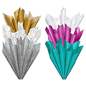 Papyrus Tissue Paper Bulk (Specialty Bundle) for Gifts, Decorations, Crafts, DIY and More (28-Sheets)