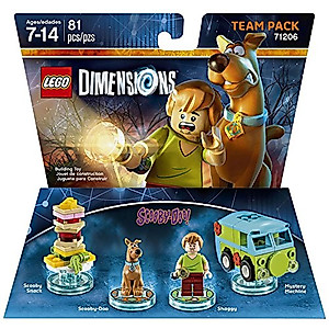 Scooby Doo Team Pack + The Lord Of The Rings Legolas + Gimli + Gollum + The Legend Of Chima Cragger Fun Packs - LEGO Dimensions - Not Machine Specific