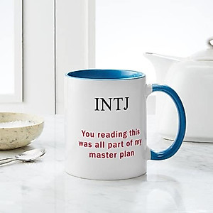 CafePress INTJ Plan Mug Ceramic Coffee Mug, Tea Cup 11 oz