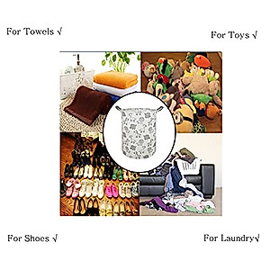 MAIZMZ Large Waterproof Storage Bin Lightweight Organizer Basket for Laundry Hamper Toy Bins Gift Baskets Dirty Clothes College Dorms Kids Bedroom Bathroom(Animals)